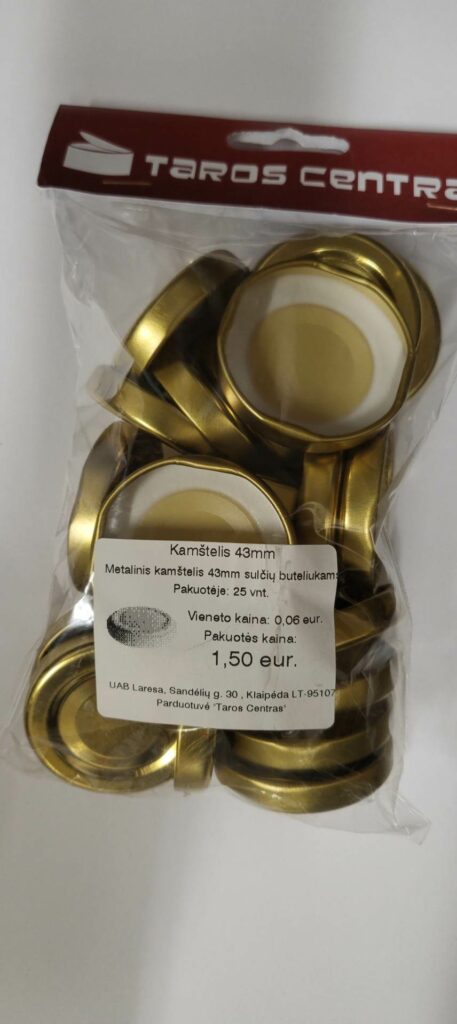 Twist-off dangteliai TO43 – Taros centras